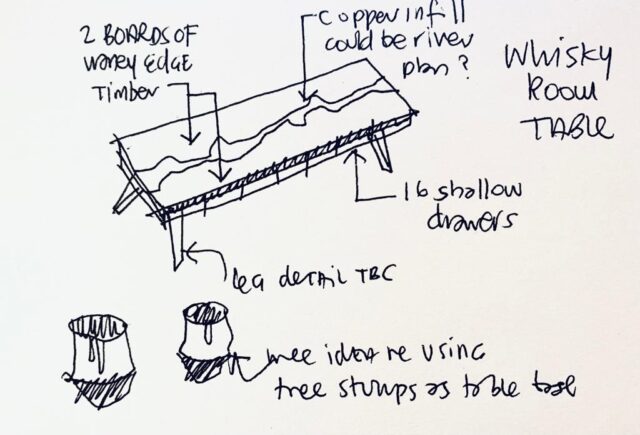 Copper River Infill to Oak Table, Scotland - Revelare
